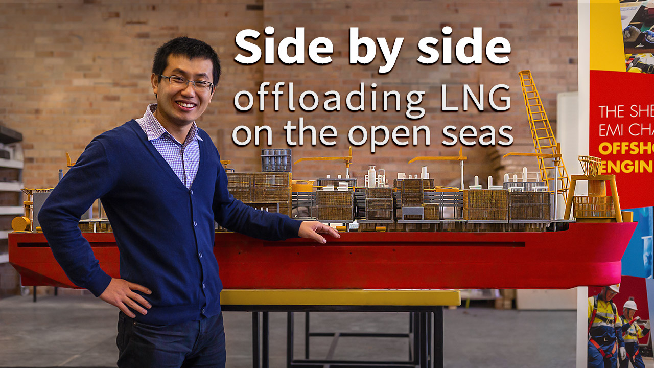 Side by side: offloading LNG on the open seas - Research Impact at UWA